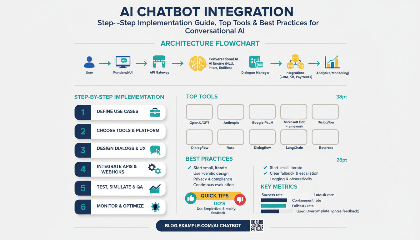 AI Chatbot Integration: Step-by-Step Implementation Guide, Top Tools ...