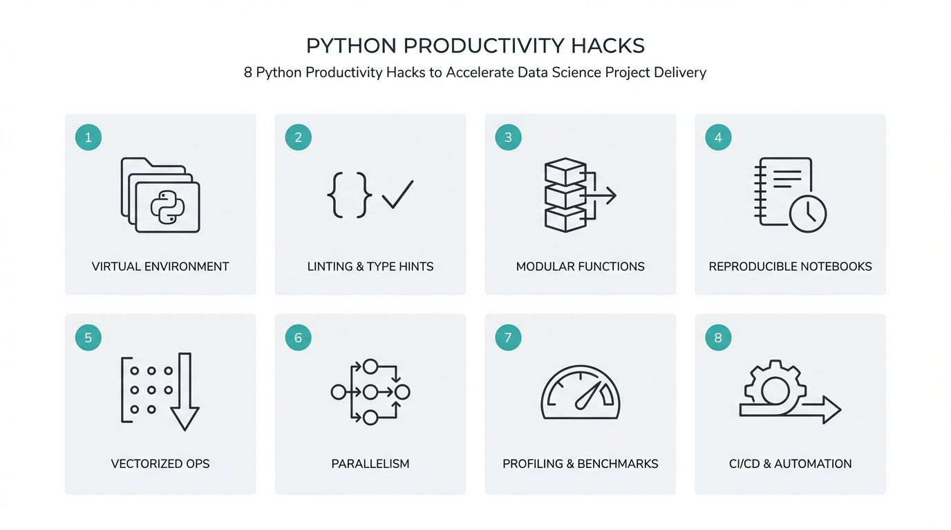 8 Python Productivity Hacks to Accelerate Data Science Project Delivery