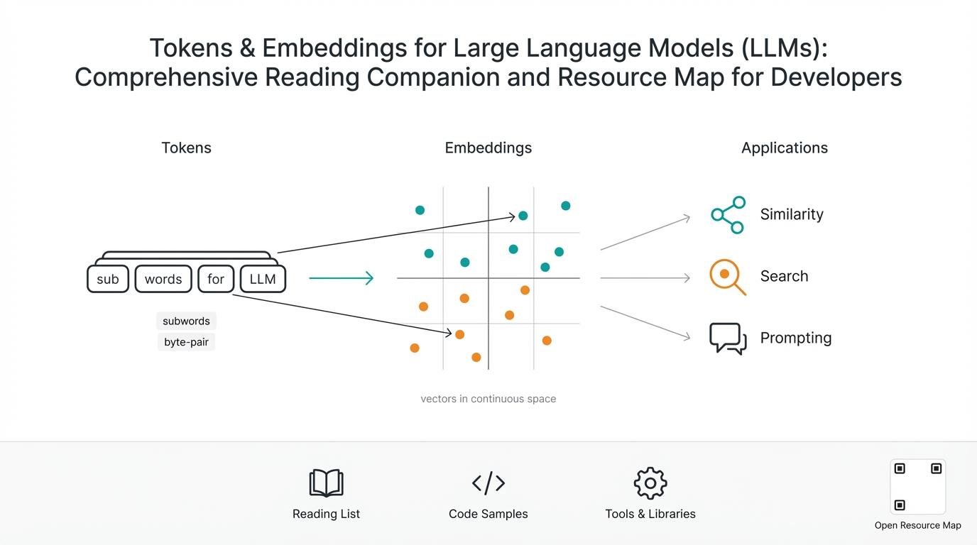 Tokens & Embeddings for Large Language Models (LLMs): Comprehensive ...